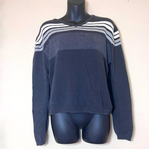 County Seat | Sweaters | Vintage County Seat Sweater With Chest Stripes ...